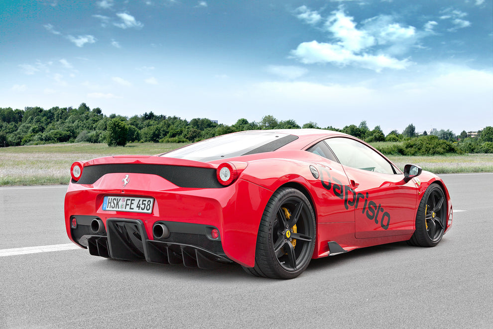 Ferrari 458 Speciale - Carbon Fiber Rear Diffuser – Capristo Exhaust