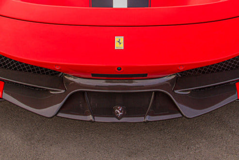 Ferrari 488 Pista - Carbon Fiber Front Center Spoiler – Capristo Exhaust