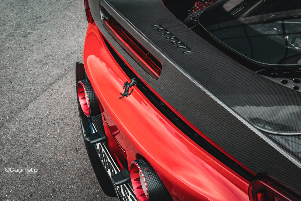 Ferrari SF90 - Carbon Fiber Rear Spoiler – Capristo Exhaust