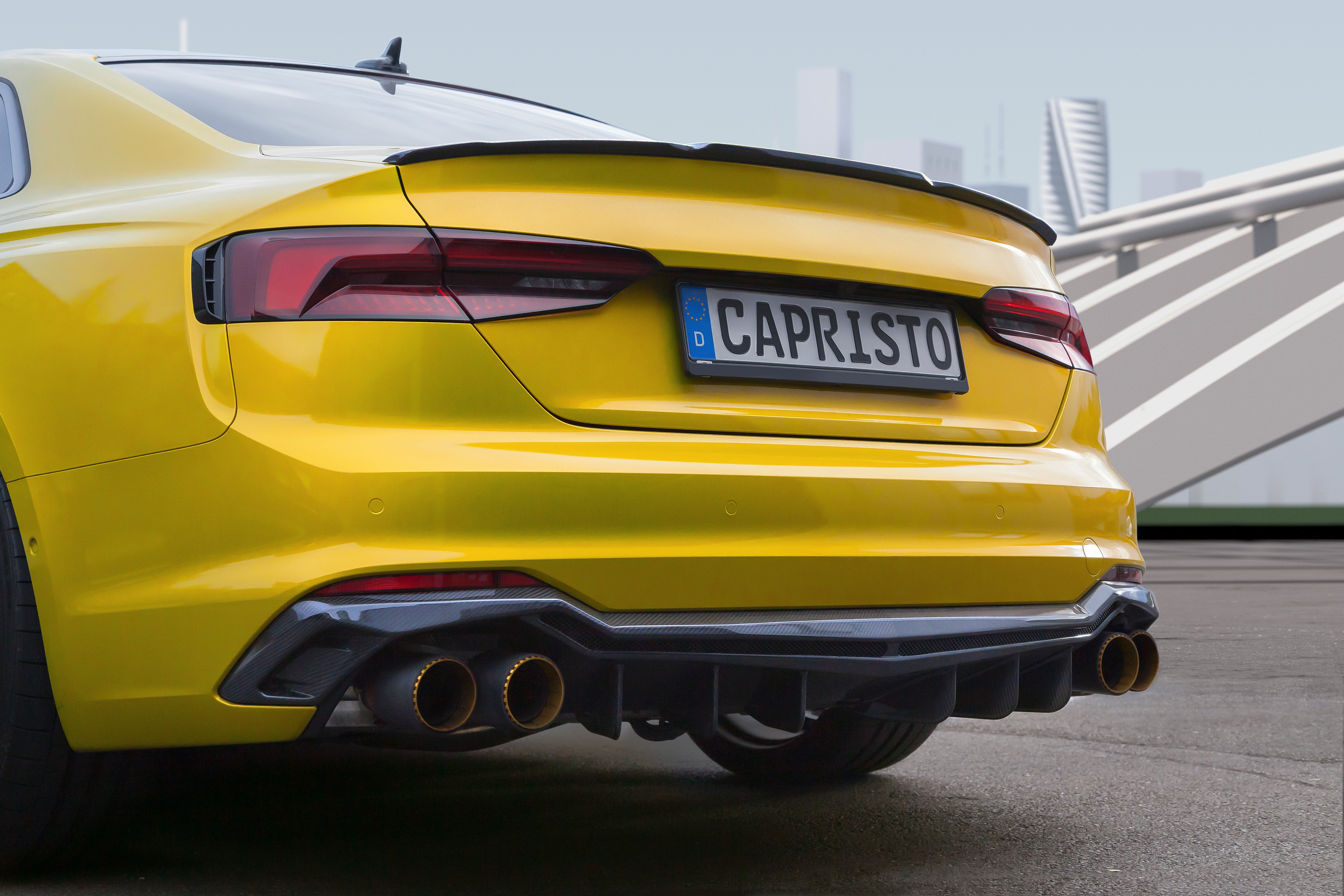 Audi RS5 (F5) - Carbon Fiber Rear Diffuser – Capristo Exhaust
