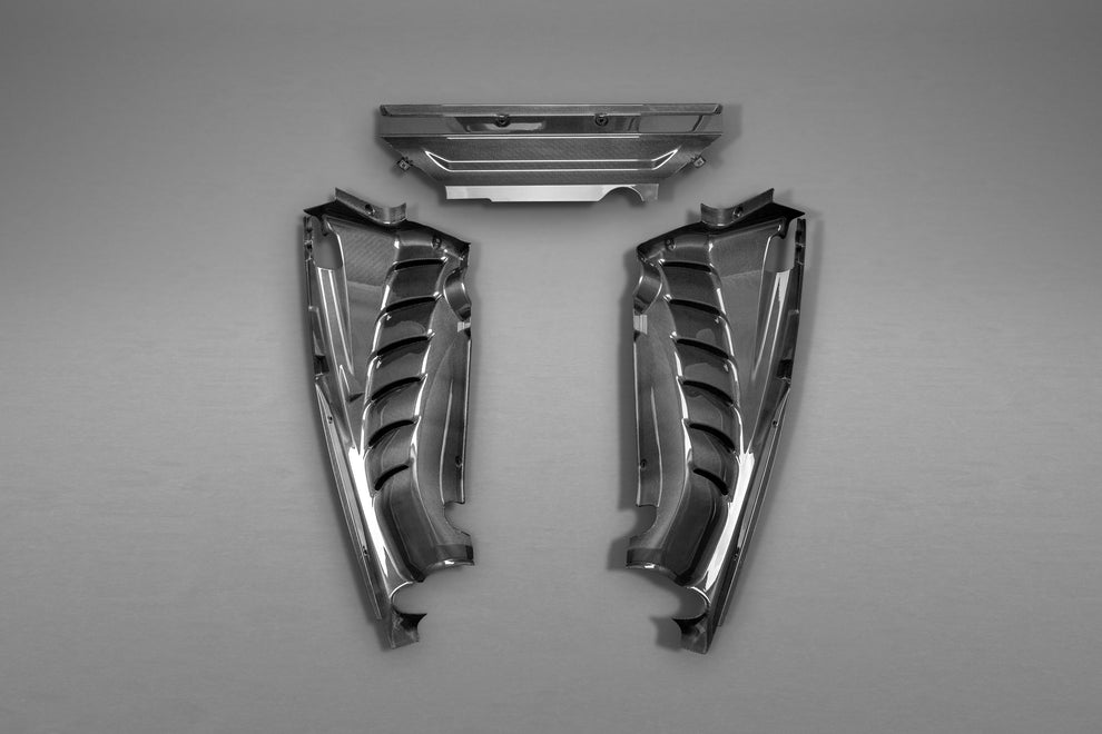 Ferrari 488 GTB/Pista - Carbon Fiber Engine Side Covers – Capristo Exhaust