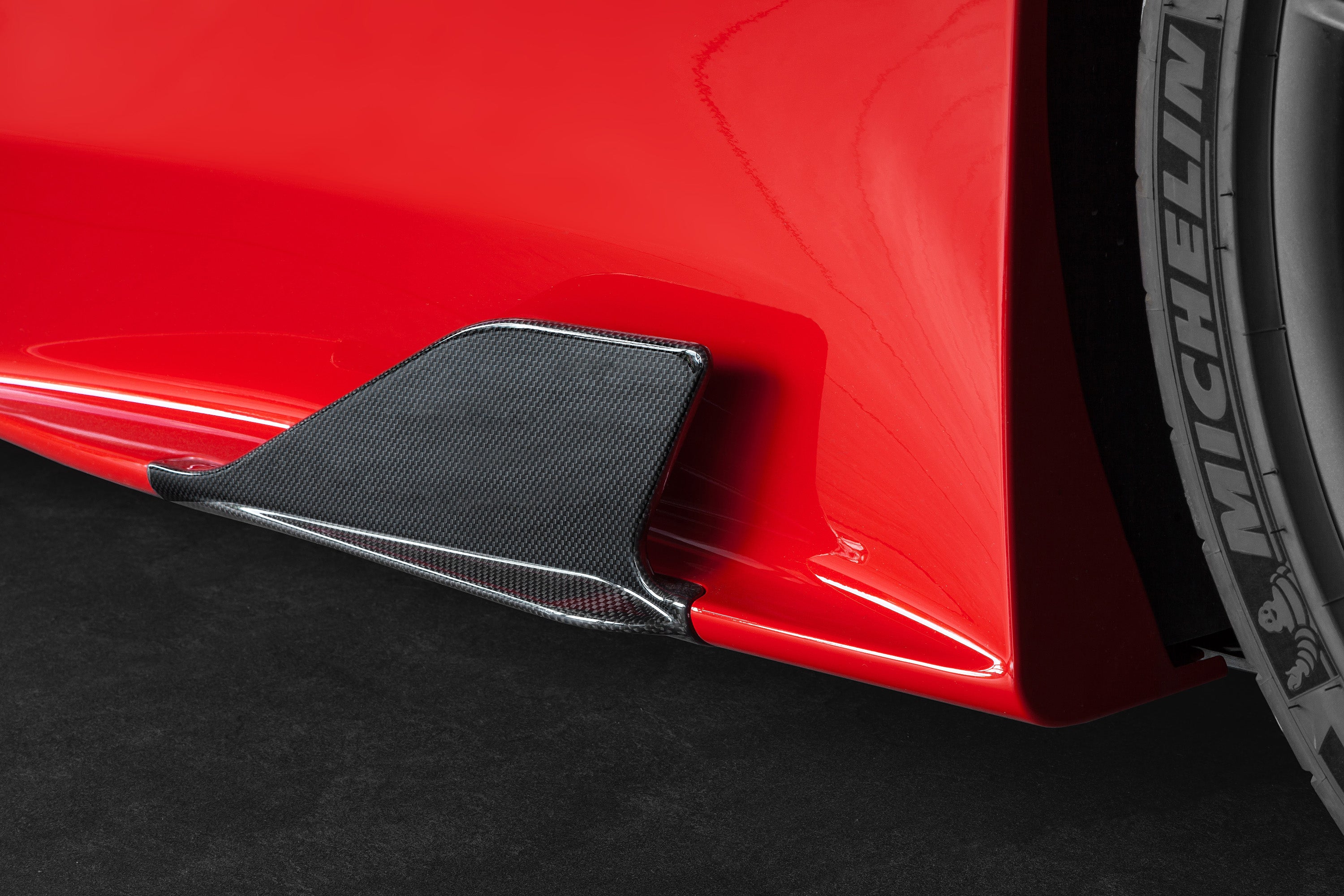 Ferrari 458 Speciale - Carbon Fiber Side Fins – Capristo Exhaust